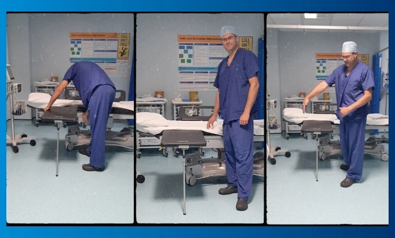 Surgeons welcome Anetic Aid's Woodlands Table | AneticAid